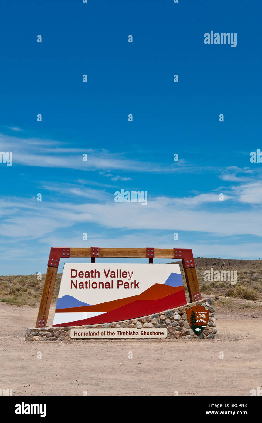 Death valley national park entrance hi-res stock photography and images ...