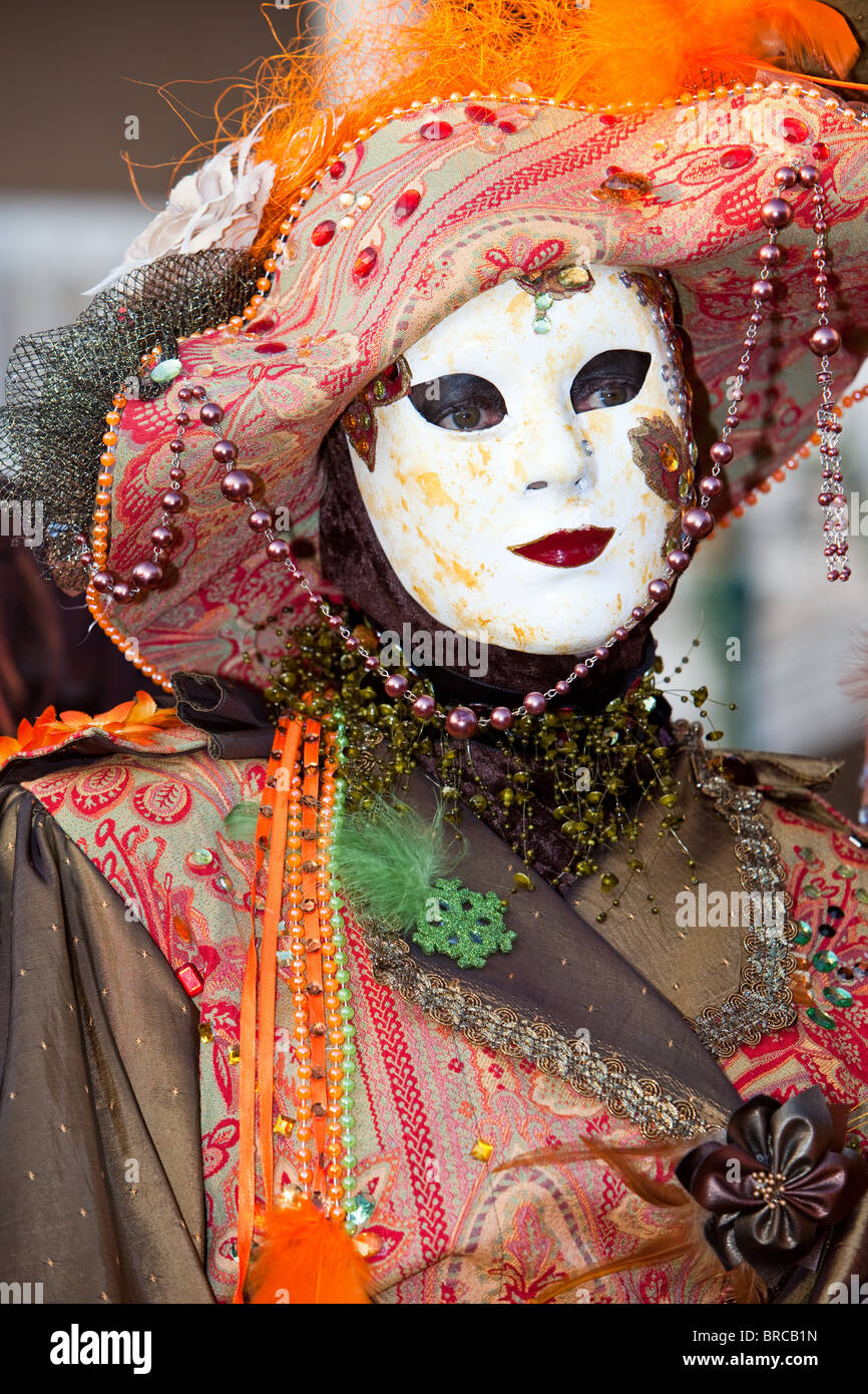 Venice Carnival costume Stock Photo - Alamy