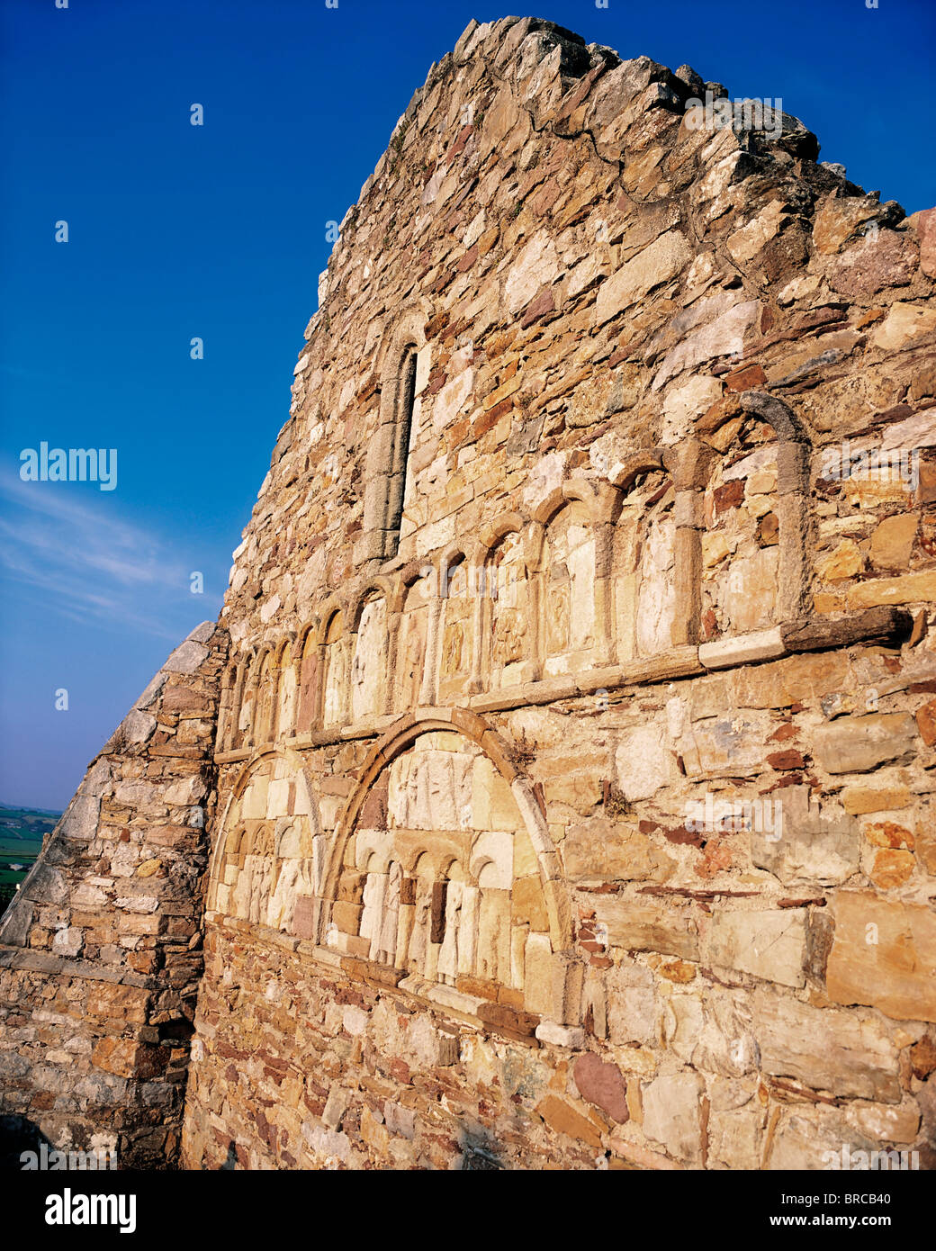 St Declan's Church, Ardmore, Co Waterford, Ireland, 12Th Century Stone ...