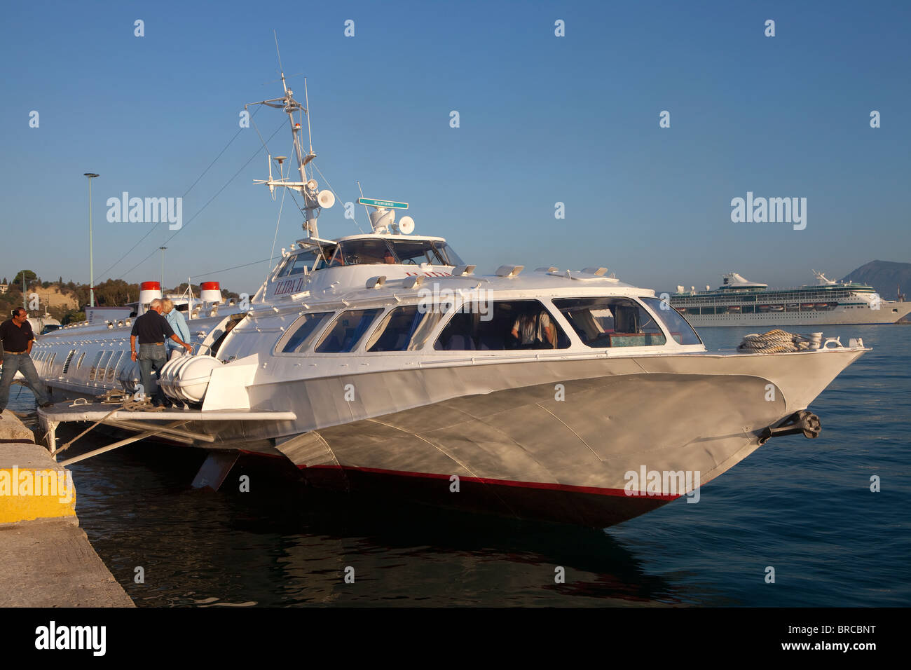 Greek island hydrofoil hi-res stock photography and images - Alamy