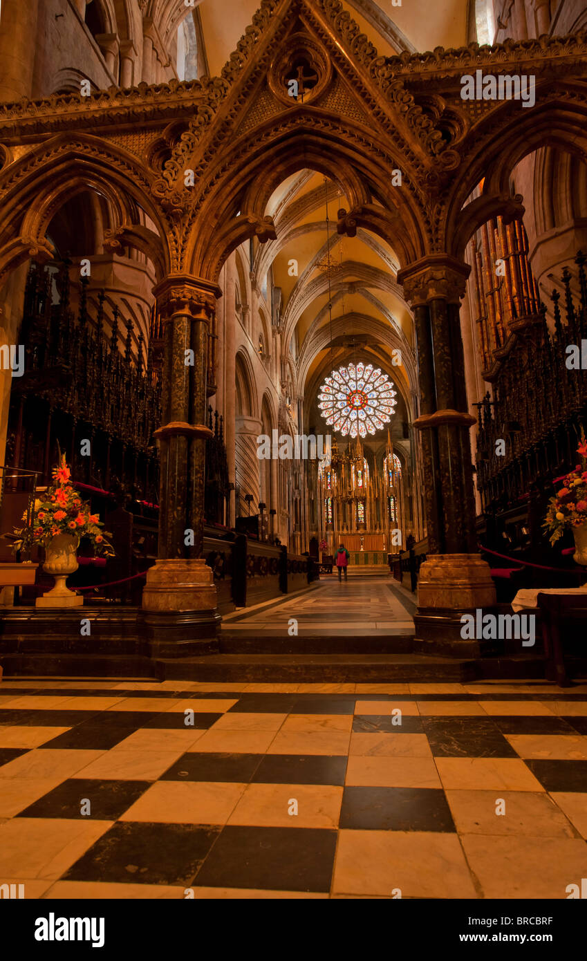 Durham cathedral interior hi-res stock photography and images - Alamy