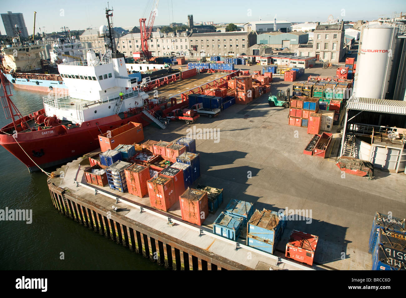 Port harbour, Aberdeen, Scotland Stock Photo - Alamy