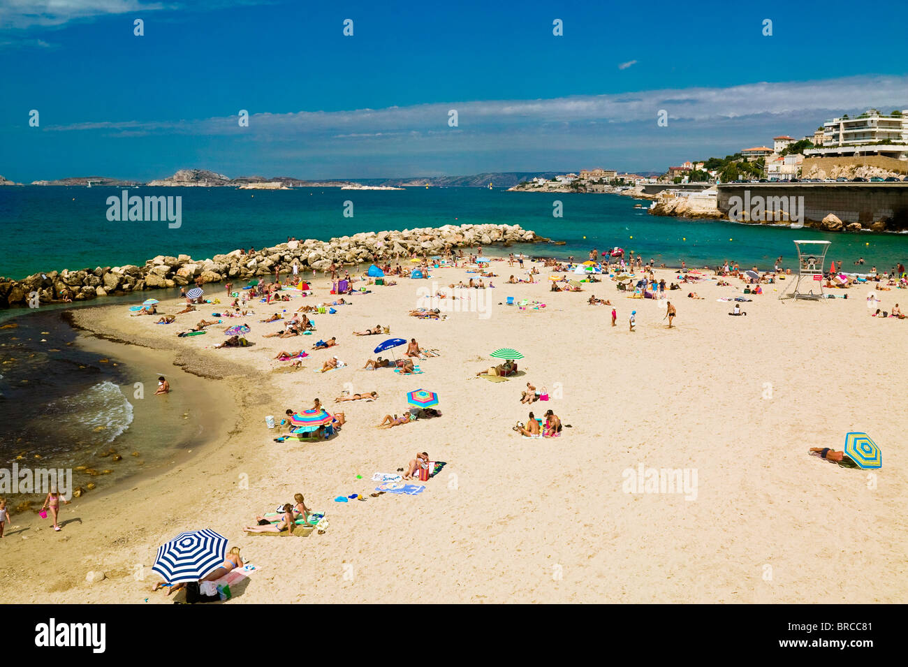 Marseille france prophete beach hi-res stock photography and images - Alamy