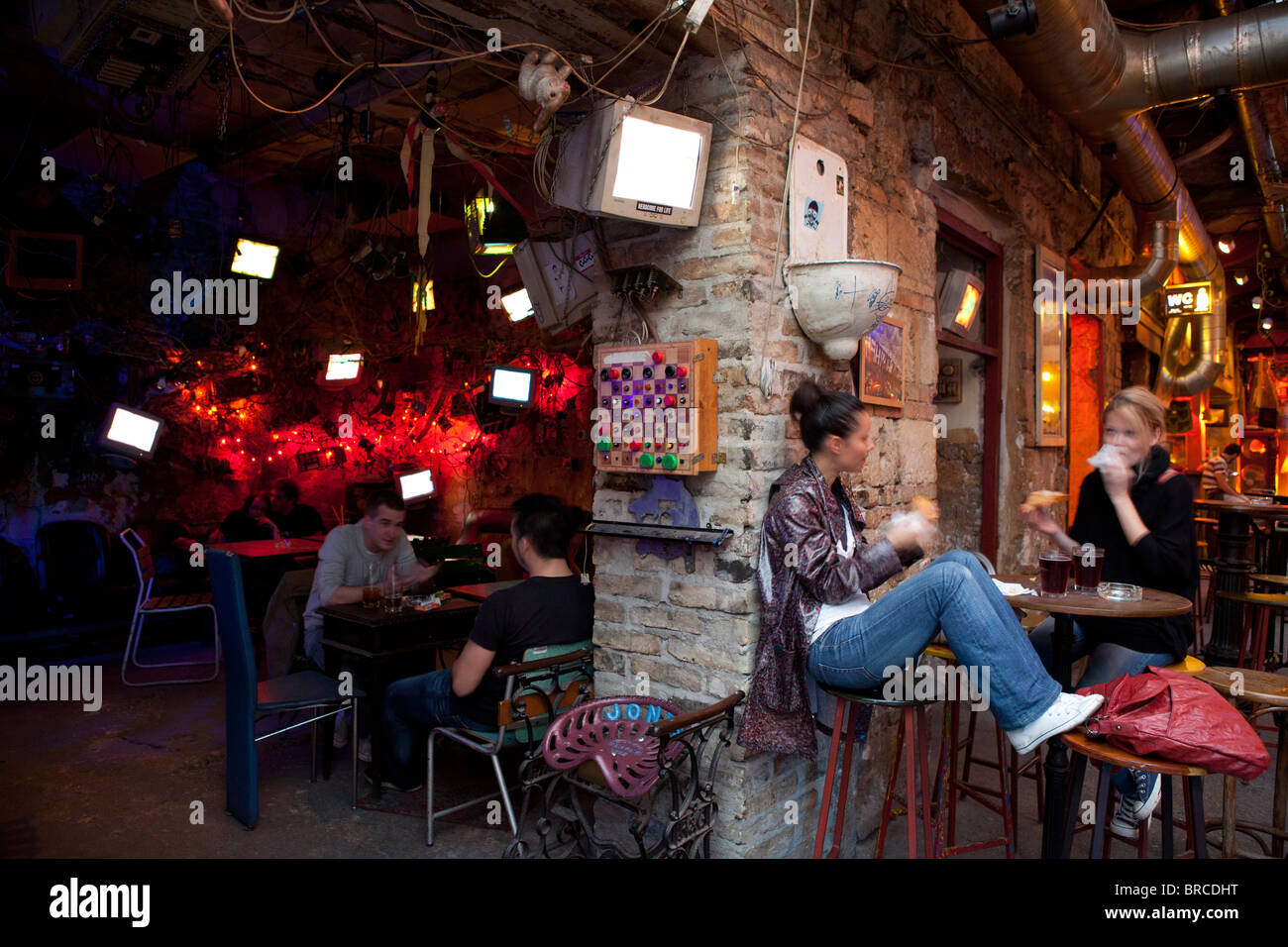 Budapest Szimpla Kert Woman High Resolution Stock Photography and ...