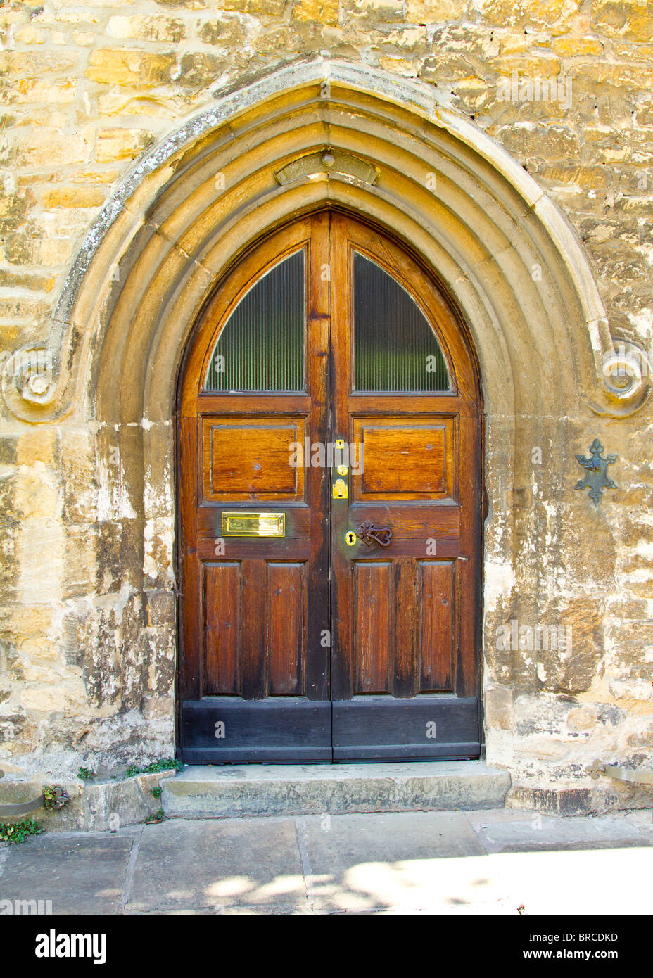 Arched Old Door Stock Photo - Alamy