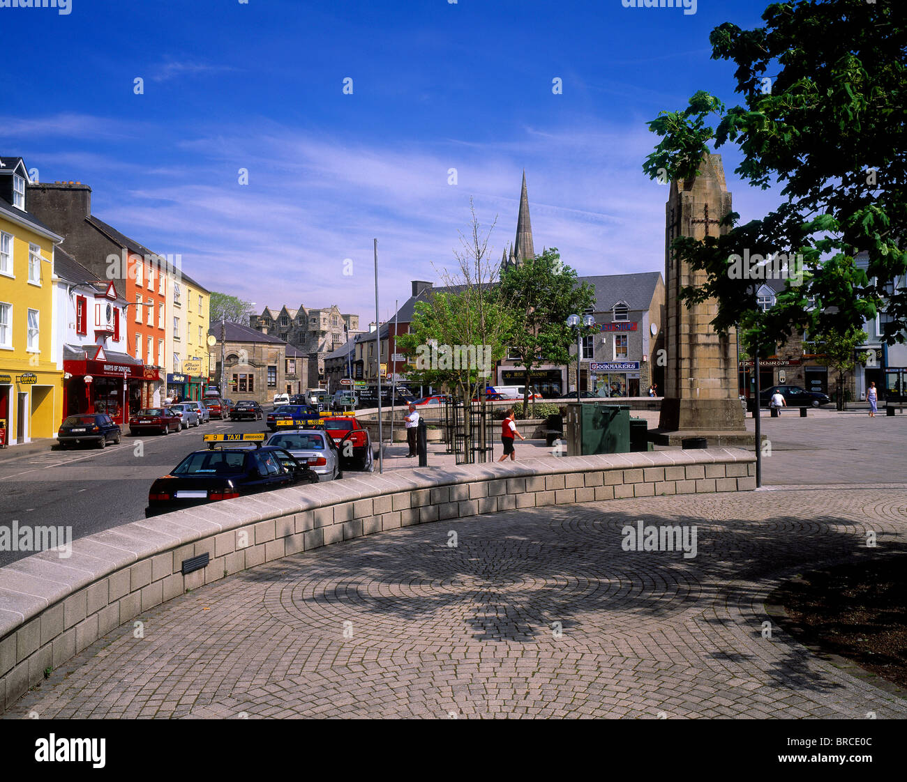 Diamond, Donegal, Co Donegal, Ireland; Town Square Stock Photo - Alamy