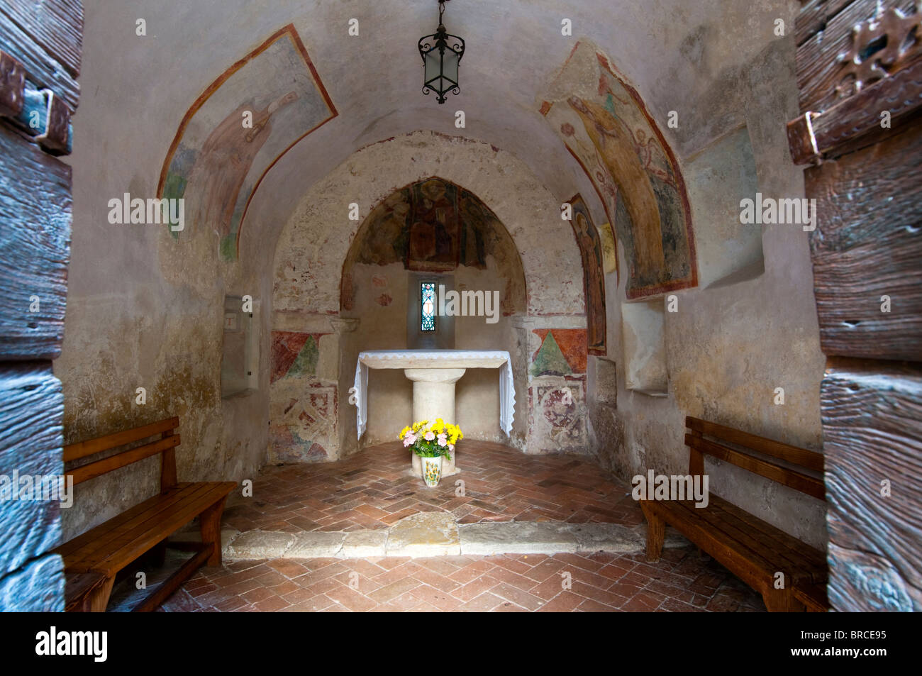 Chapel of Maddalena, franciscan Sanctuary of Fonte Colombo, Rieti ...