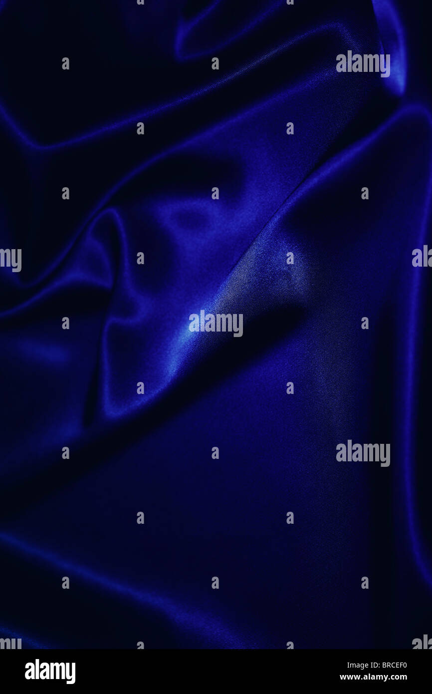 texture of a dark blue silk Stock Photo - Alamy