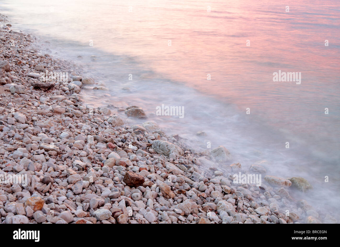Pebbles beach sunset hi-res stock photography and images - Alamy