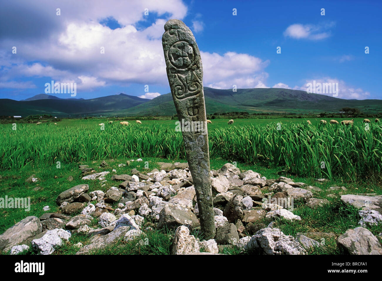 Cross Slab, Dingle Peninsula, Co Kerry, Ireland Stock Photo - Alamy