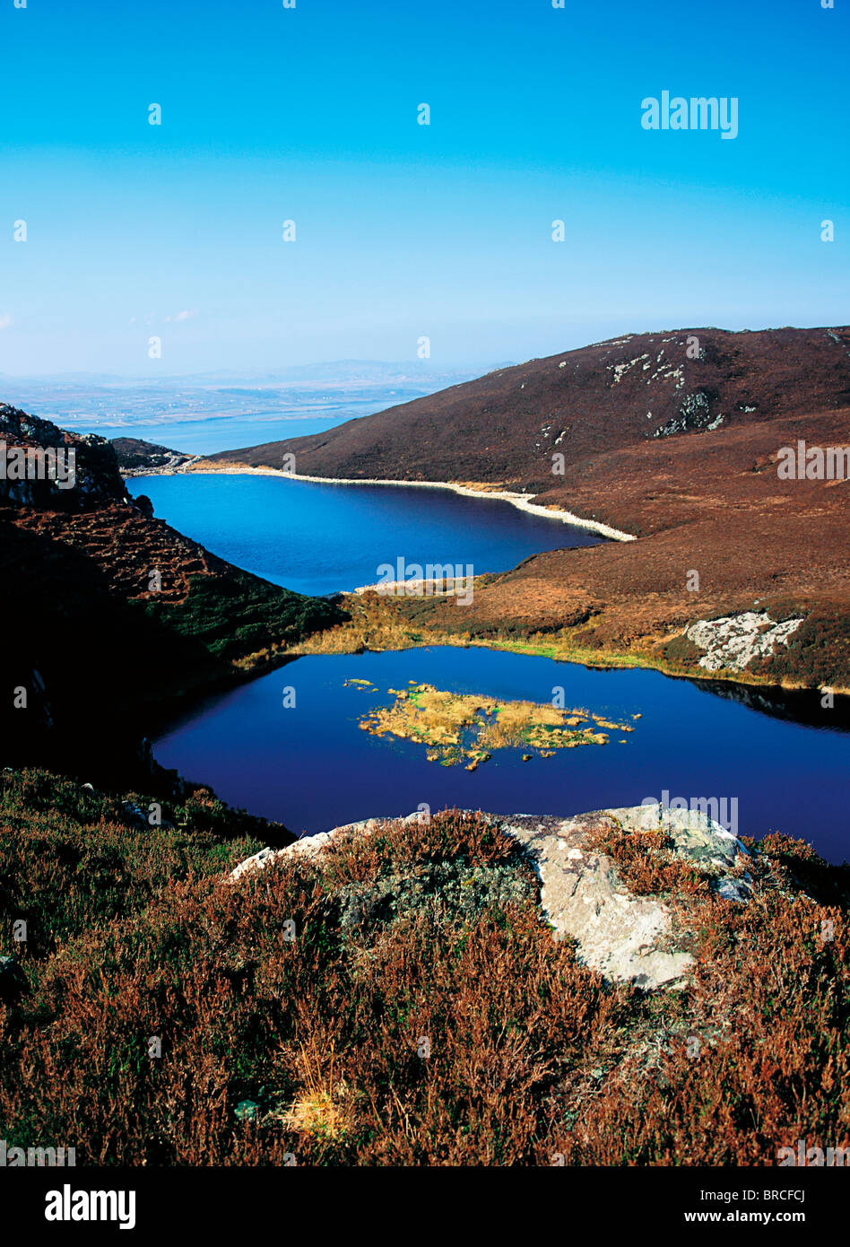 Fanad, Co Donegal, Ireland; Loughs In Knockalla Stock Photo - Alamy