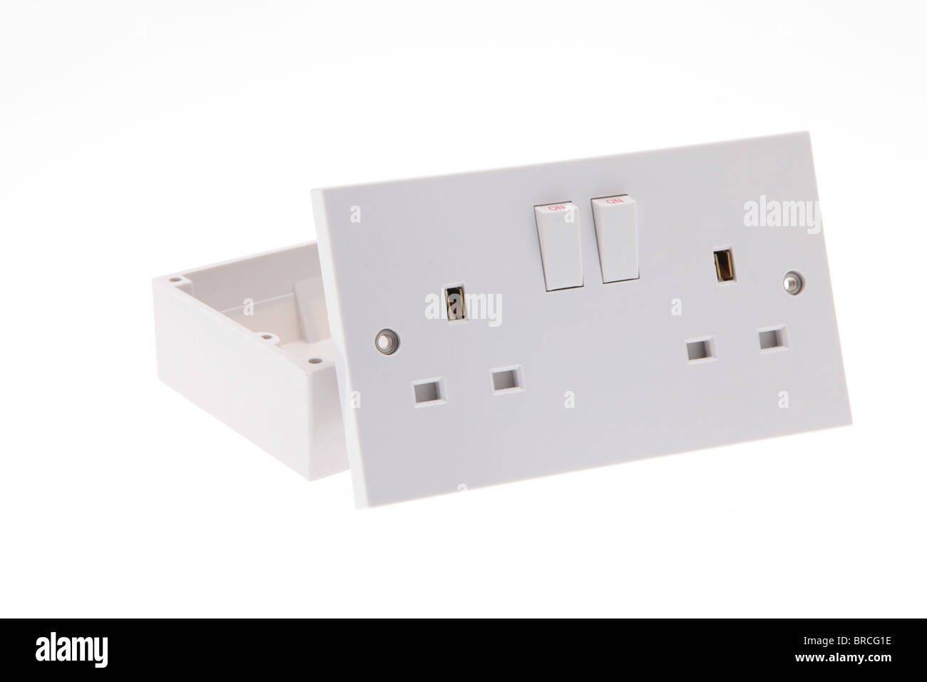 Professionele uitruisting Doe het zelf 13A 2 GANG TWIN SWITCHED POWER ...