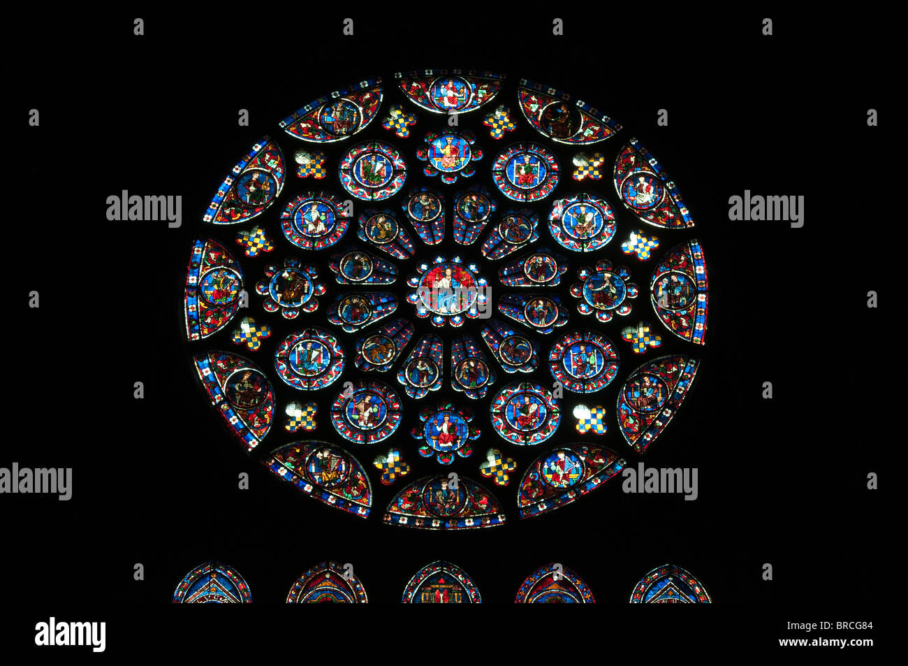 Chartres cathedral rose window hi-res stock photography and images - Alamy