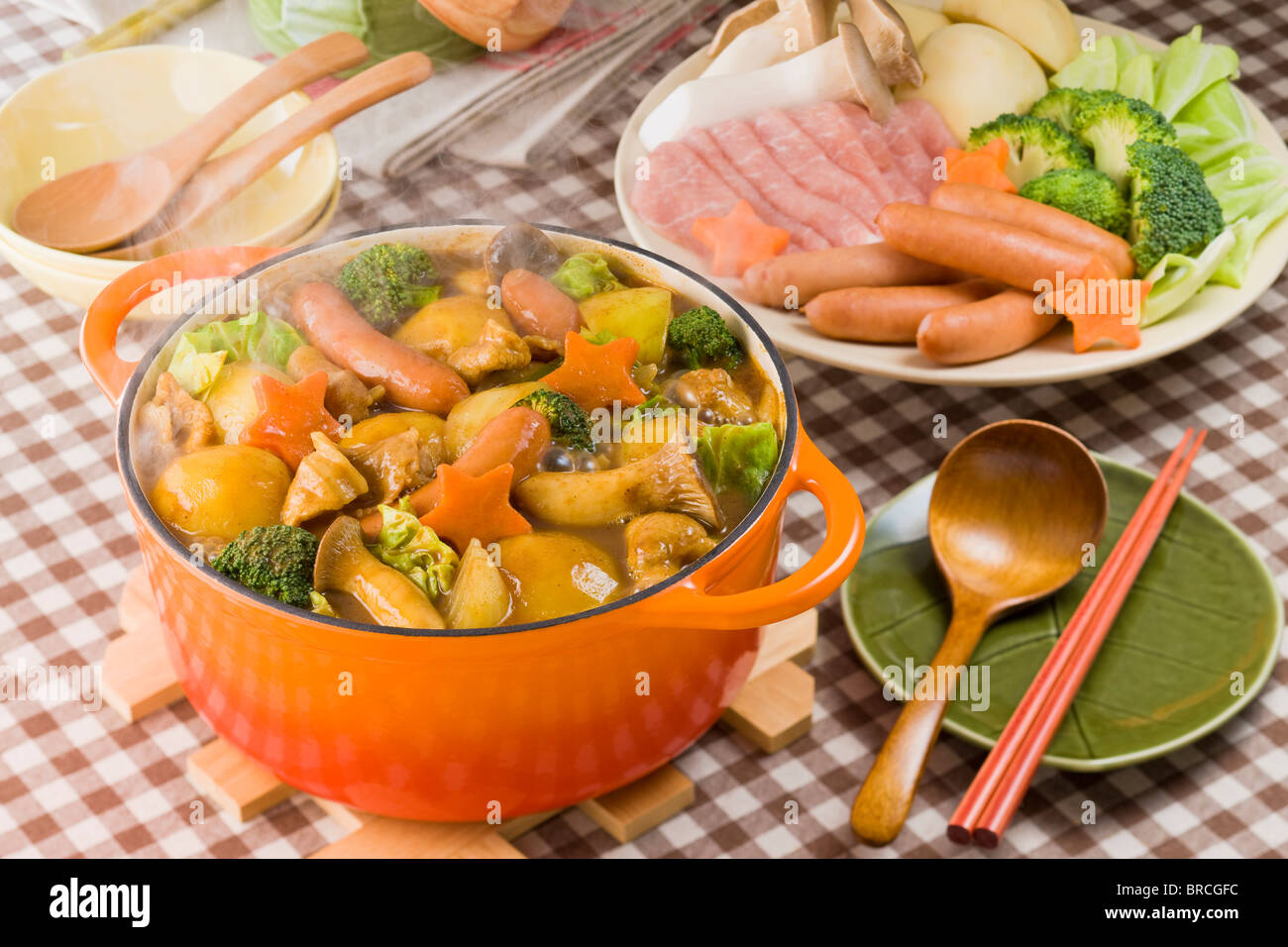Japanese sausage curry hi-res stock photography and images - Alamy