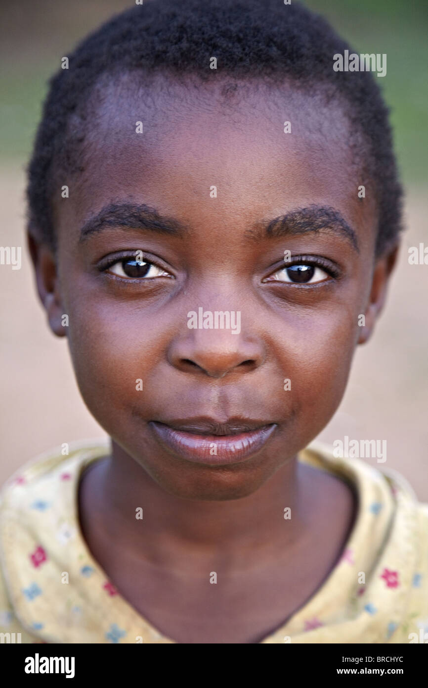 Congolese girl, Ouesso, Republic of Congo, Africa Stock Photo - Alamy