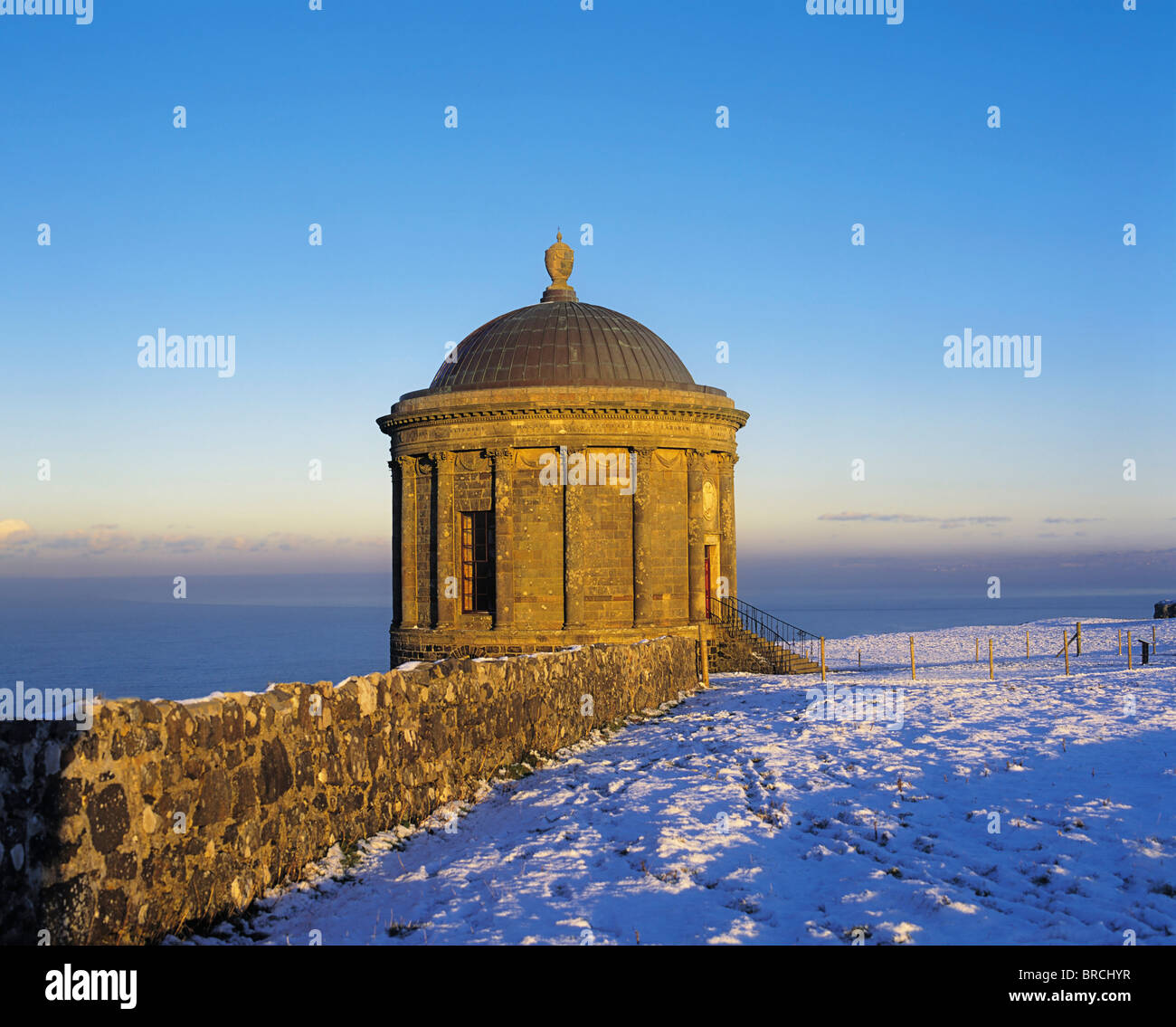 Mussenden Temple, Downhill, Co Derry, Ireland Stock Photo - Alamy