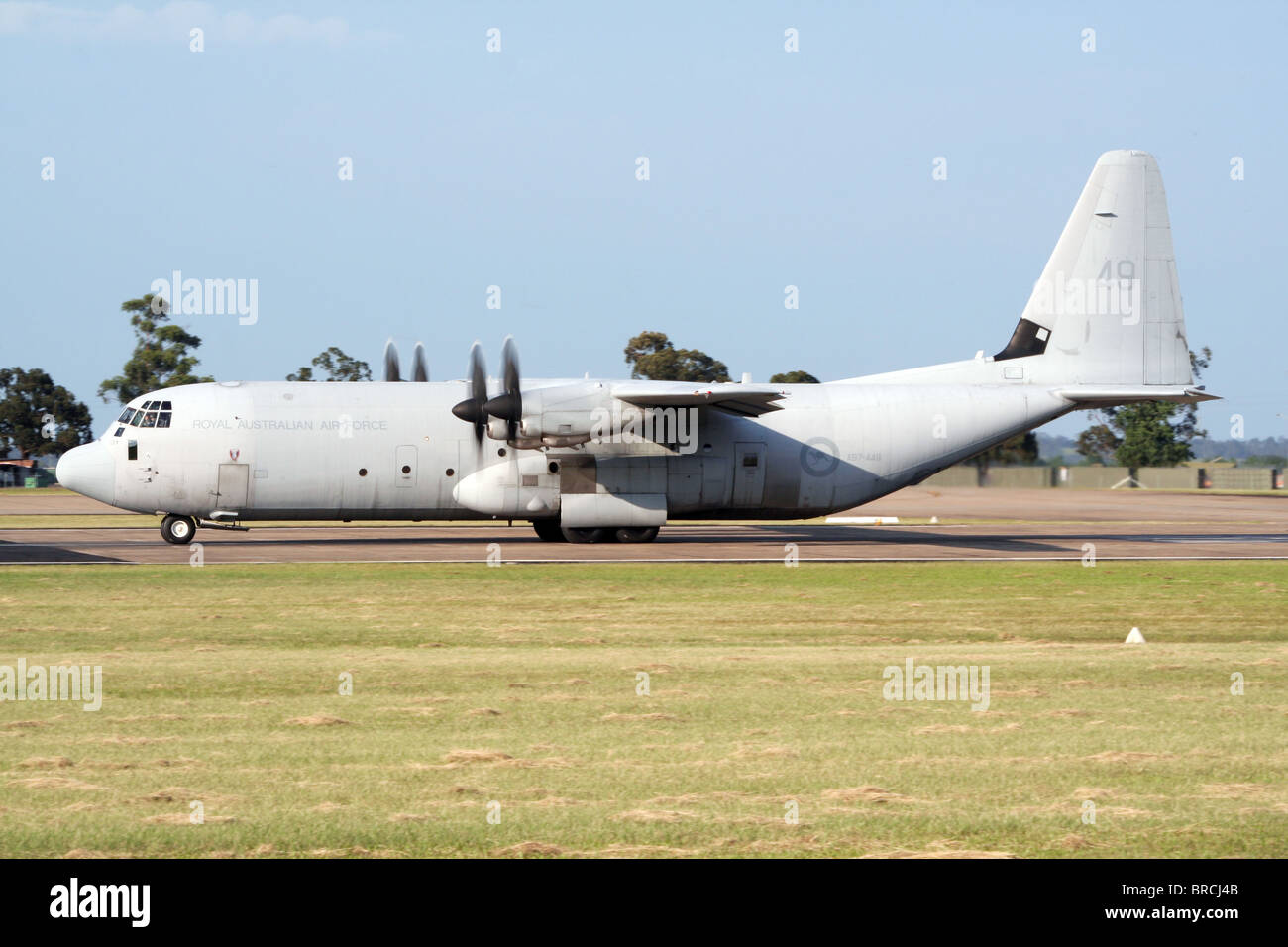 Royal Australian Air Force C-130J-30 Hercules take-off from it's ...
