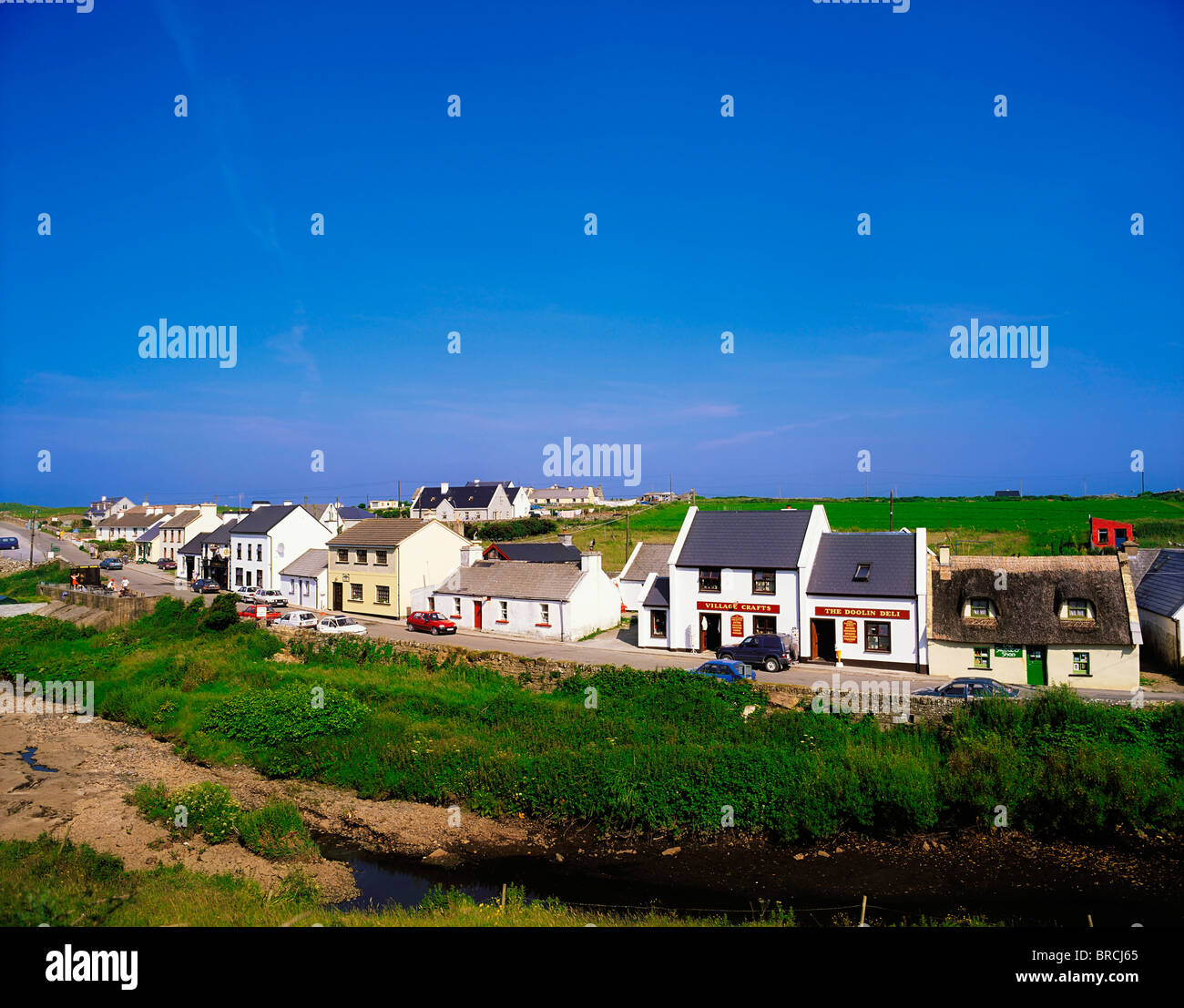 Doolin, Co Clare, Ireland; Coastal Village On The Atlantic Coast Stock ...