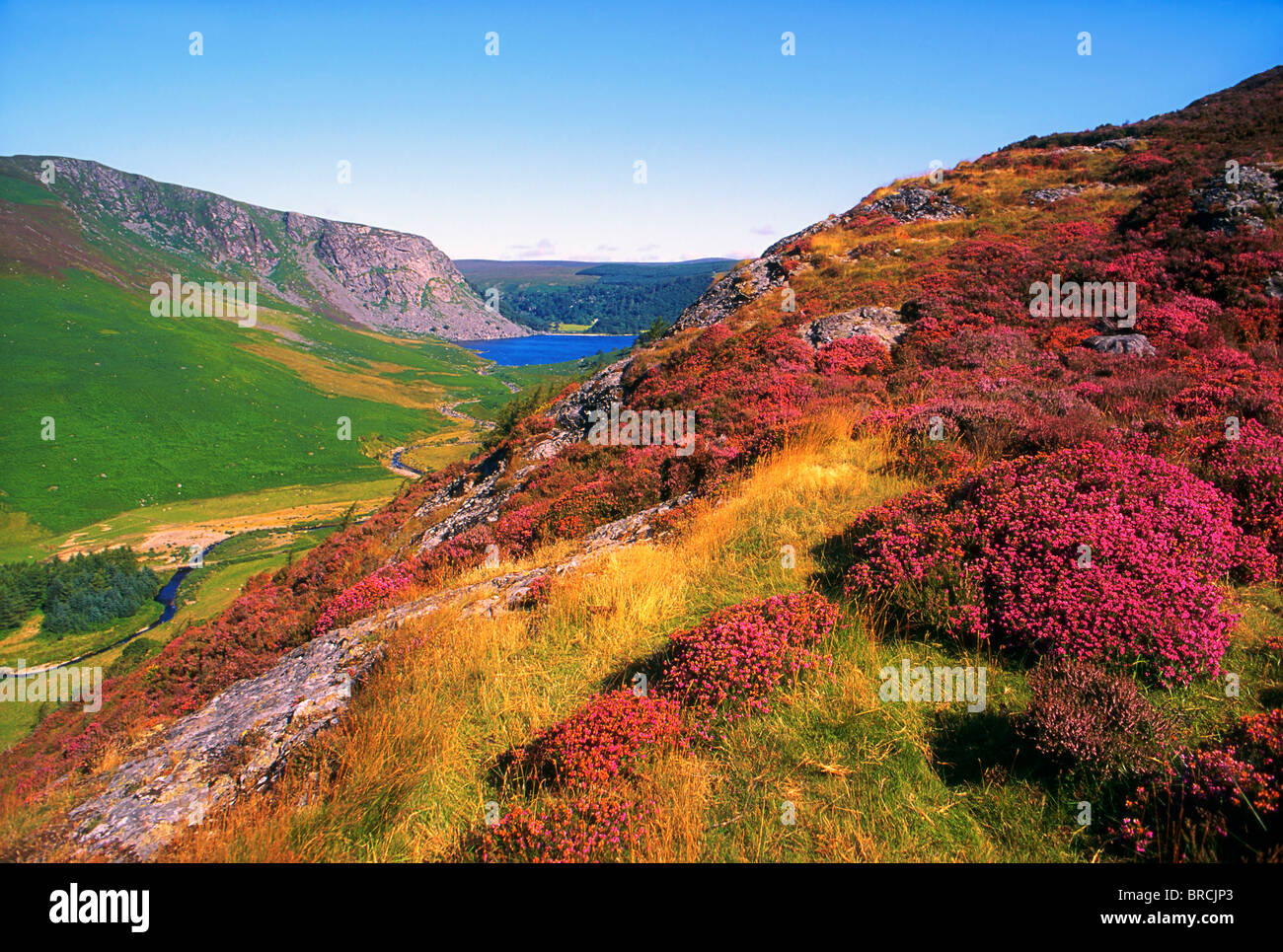 Long distance walking trail near luggala hi-res stock photography and ...