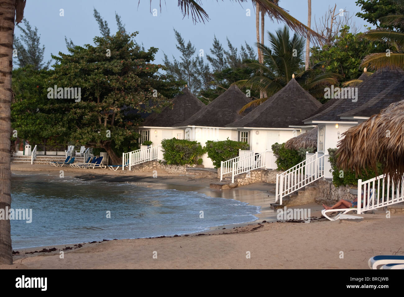 beach at Runaway Bay Jamaica Stock Photo - Alamy