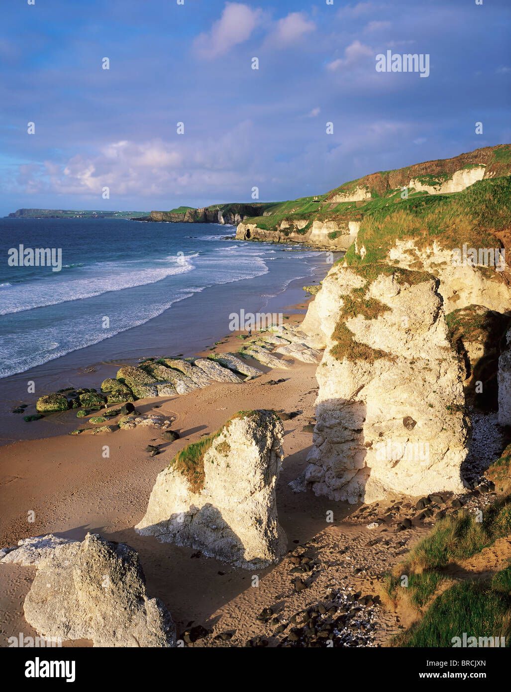 White Rocks Beach, Between Portrush & Dunluce, Co Antrim, Ireland Stock ...