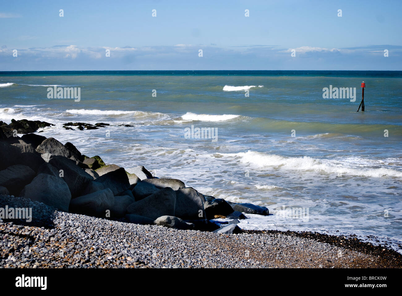 A landscape view of the Norfolk coast line in summer Stock Photo - Alamy