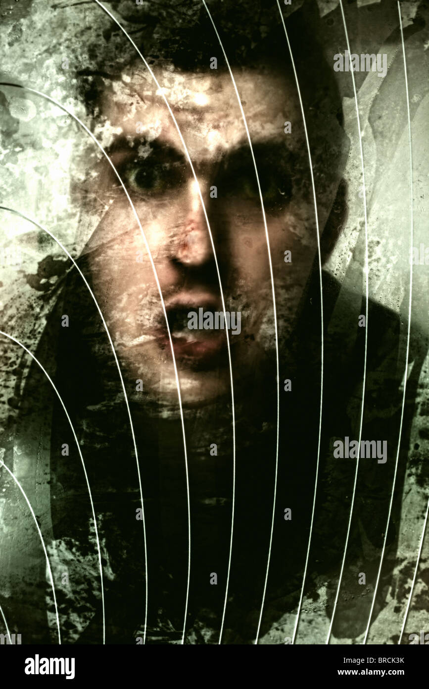 Covered mans face hi-res stock photography and images - Alamy