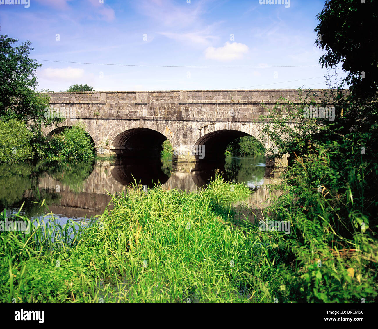 Leinster Aqueduct, Grand Canal, River Liffey, Co Kildare, Ireland ...