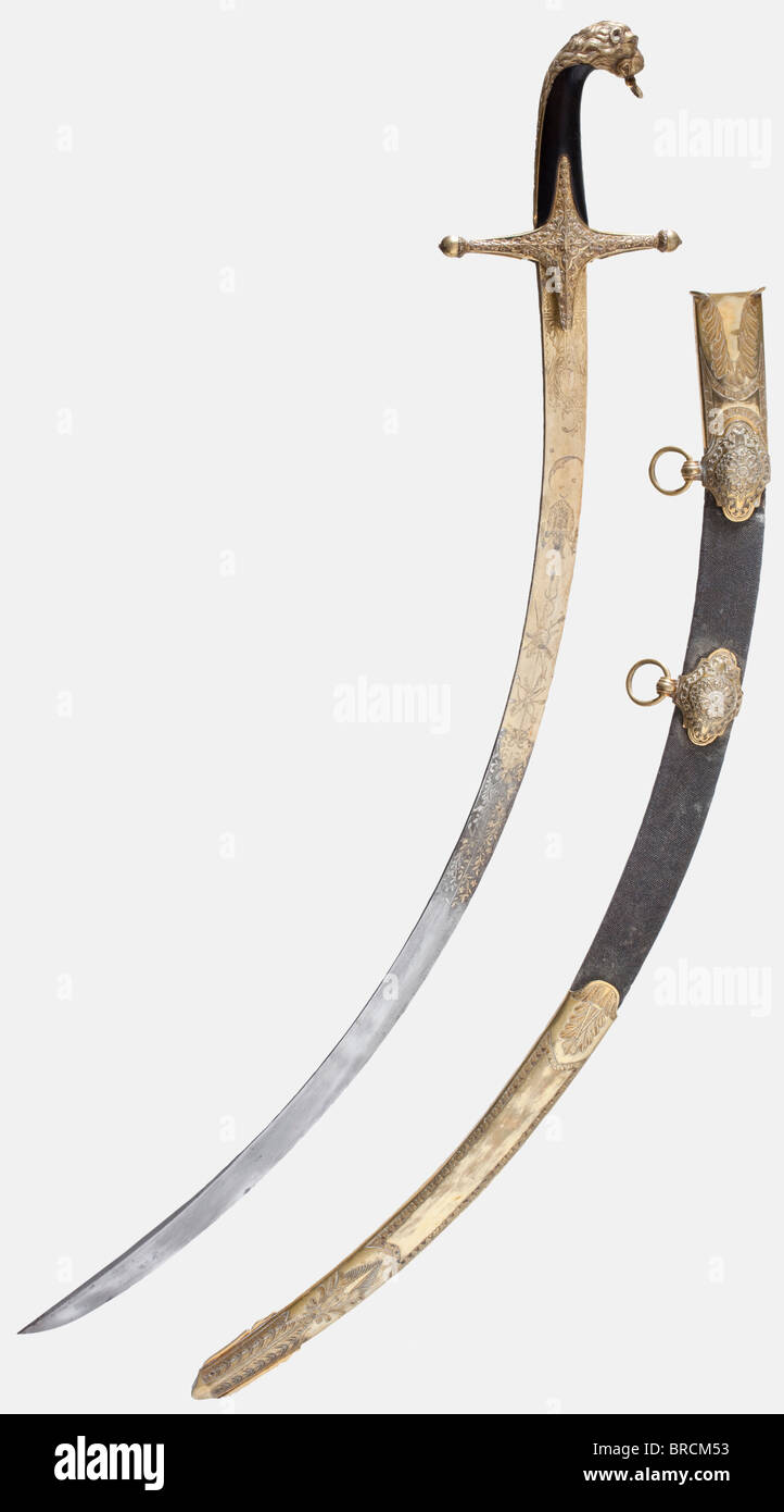 A splendid sabre with a Mameluke hilt, Great Britain, circa 1820 A ...