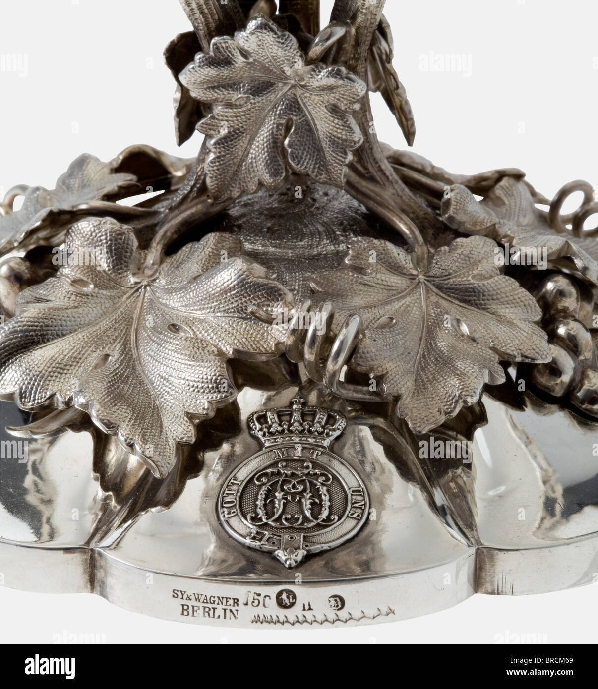 Prince Hermann of Pückler-Muskau (1785 - 1871), a pair of stemmed ...