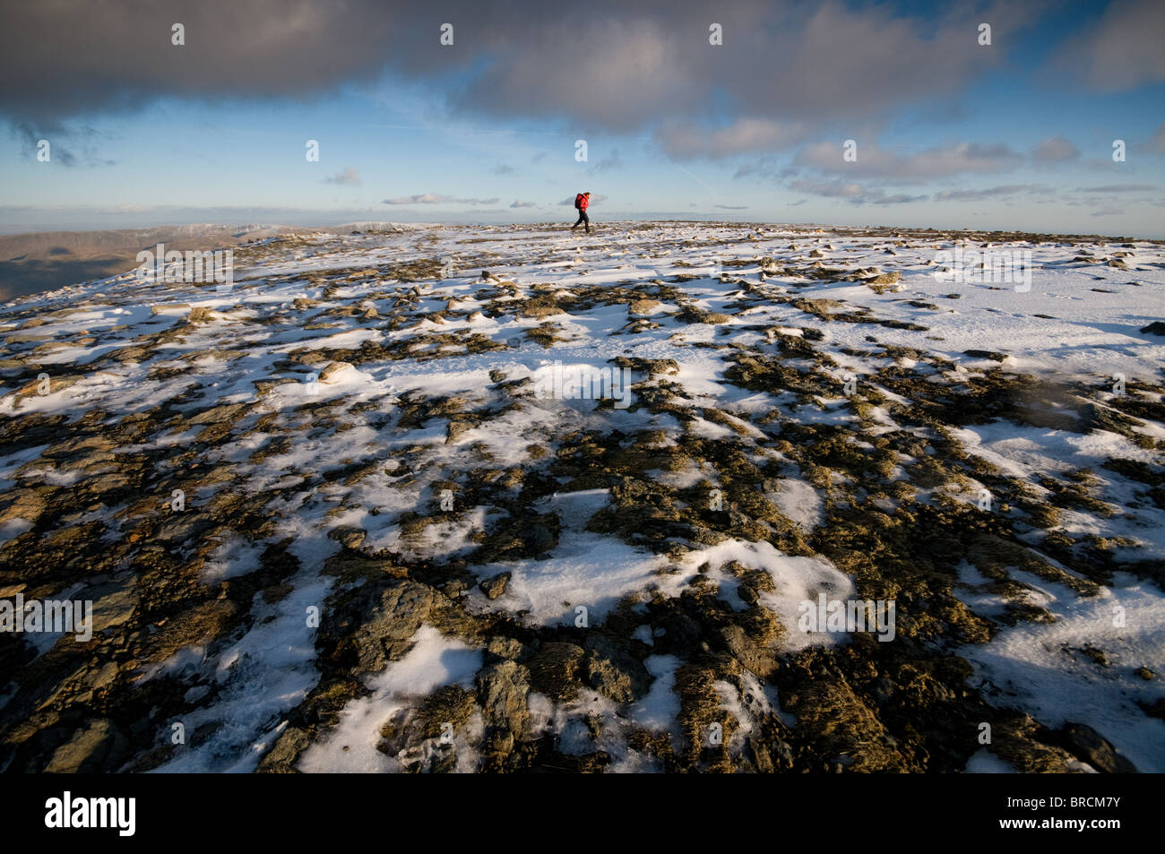 Helvellyn in winter hi-res stock photography and images - Alamy