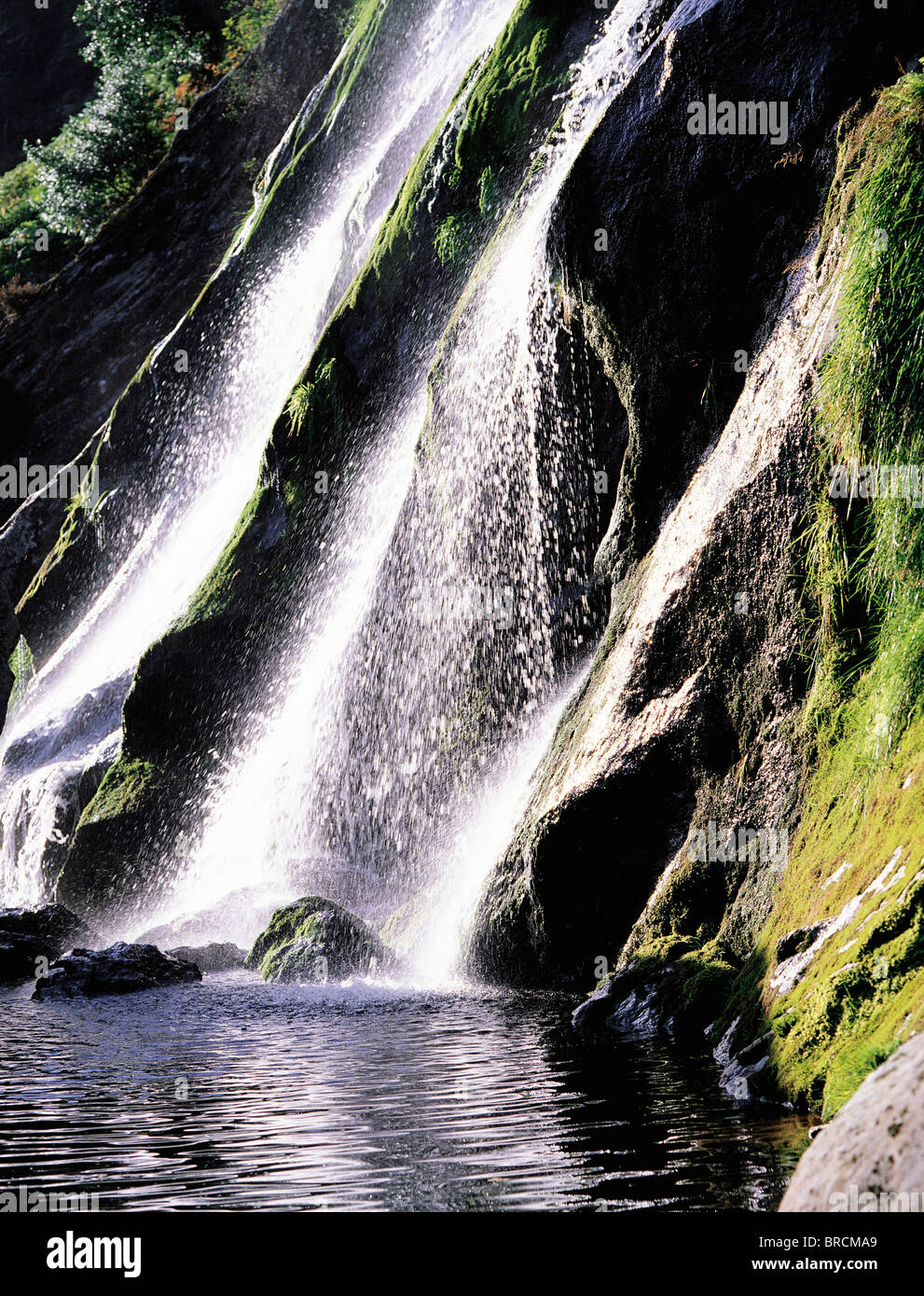 Powerscourt Waterfall, Co Wicklow, Ireland Stock Photo - Alamy