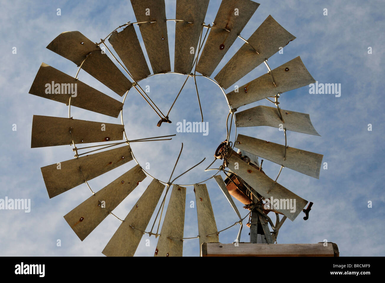 A broken windmill Stock Photo - Alamy