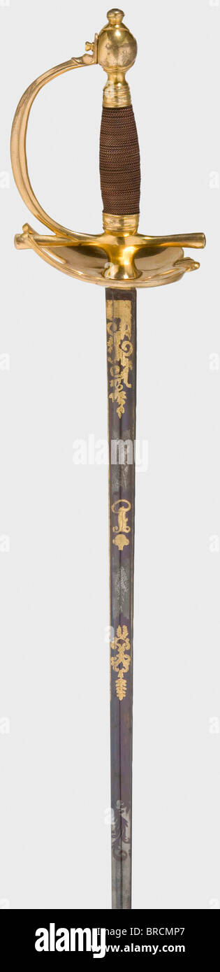 A sword model 1818/25 for Bavarian officers, Infantry, 1825 - 1835 ...