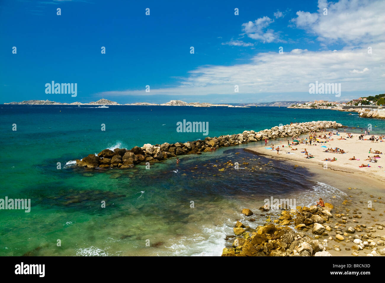 Marseille beach prophete hi-res stock photography and images - Alamy