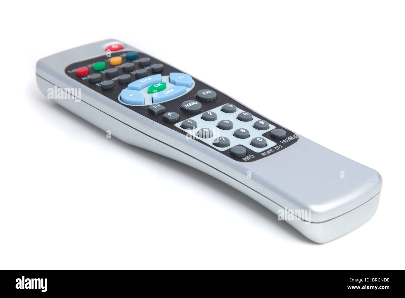 Remote control isolated on white background Stock Photo - Alamy