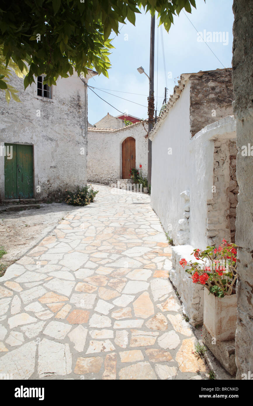 Afionas, Corfu, Greece Stock Photo - Alamy