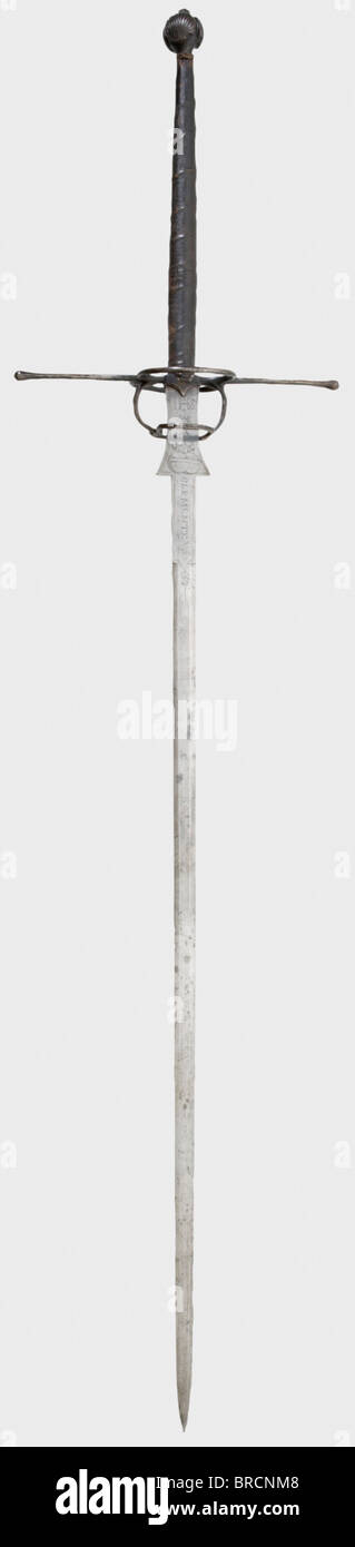A papal presentation sword of Clement VIII, Italy, ca. 1600 Slender ...