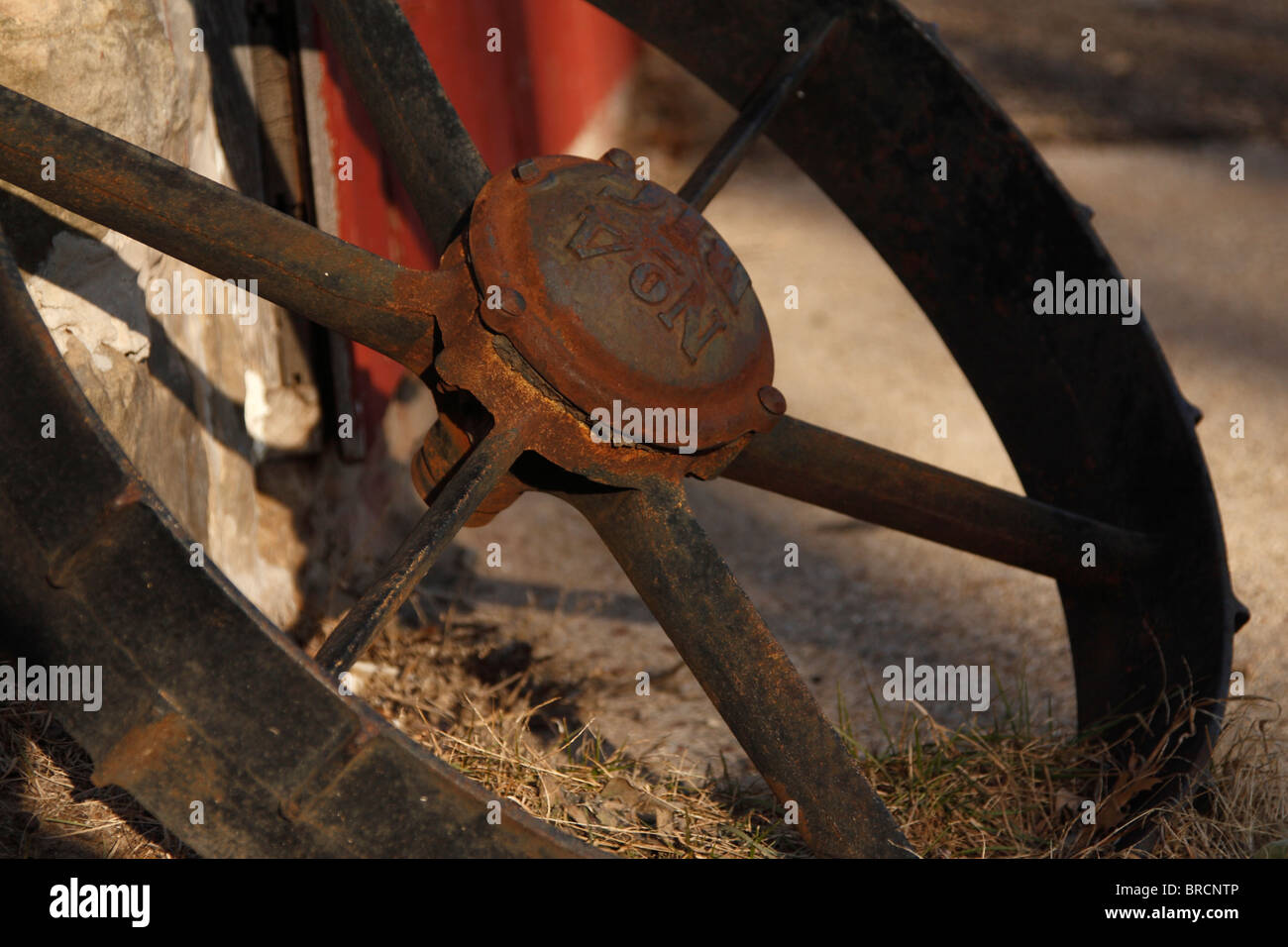 Antique iron wheel tractor hi-res stock photography and images - Alamy