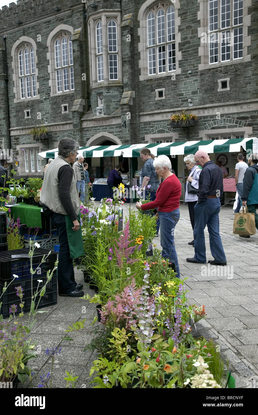 Devon farmers market hi-res stock photography and images - Alamy