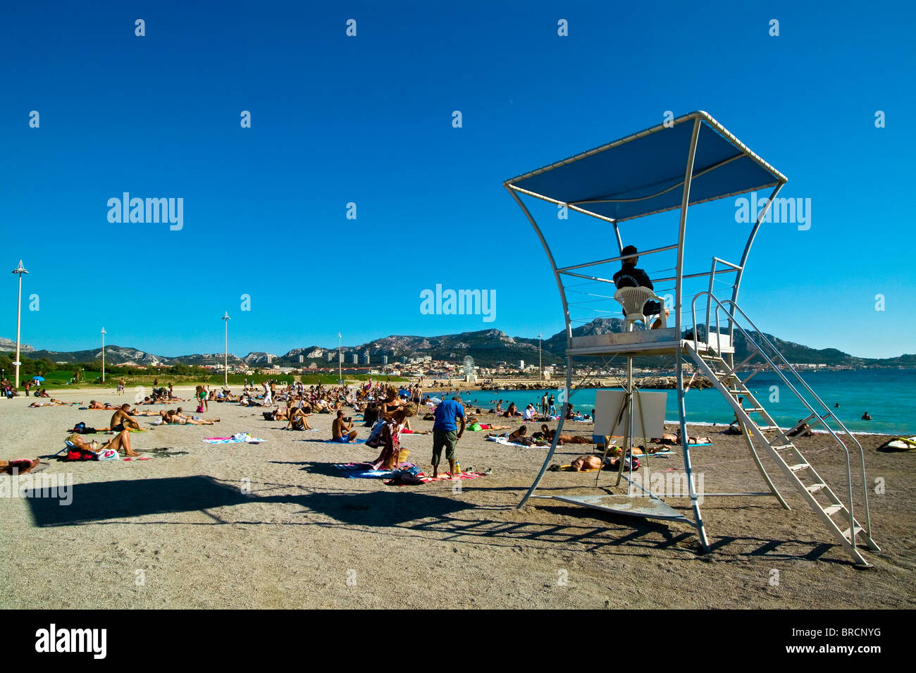 Beach david marseille france hi-res stock photography and images - Alamy