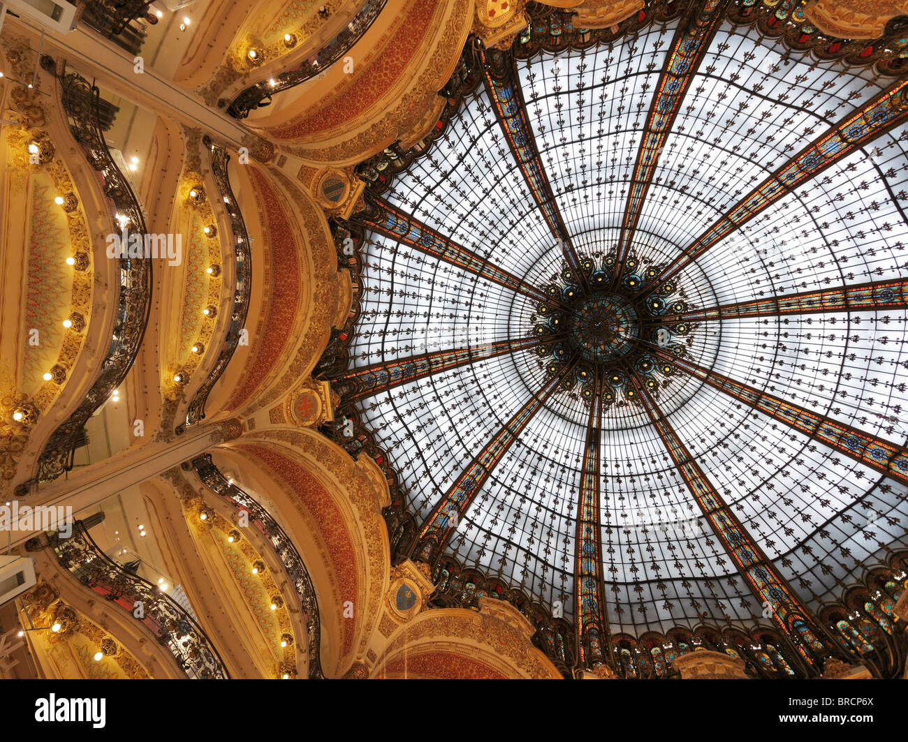 Galeries Lafayette, a department store in Paris, France Stock Photo - Alamy