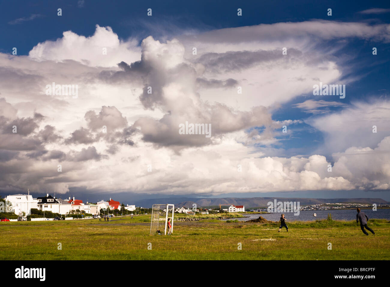 Iceland soccer field hi-res stock photography and images - Alamy