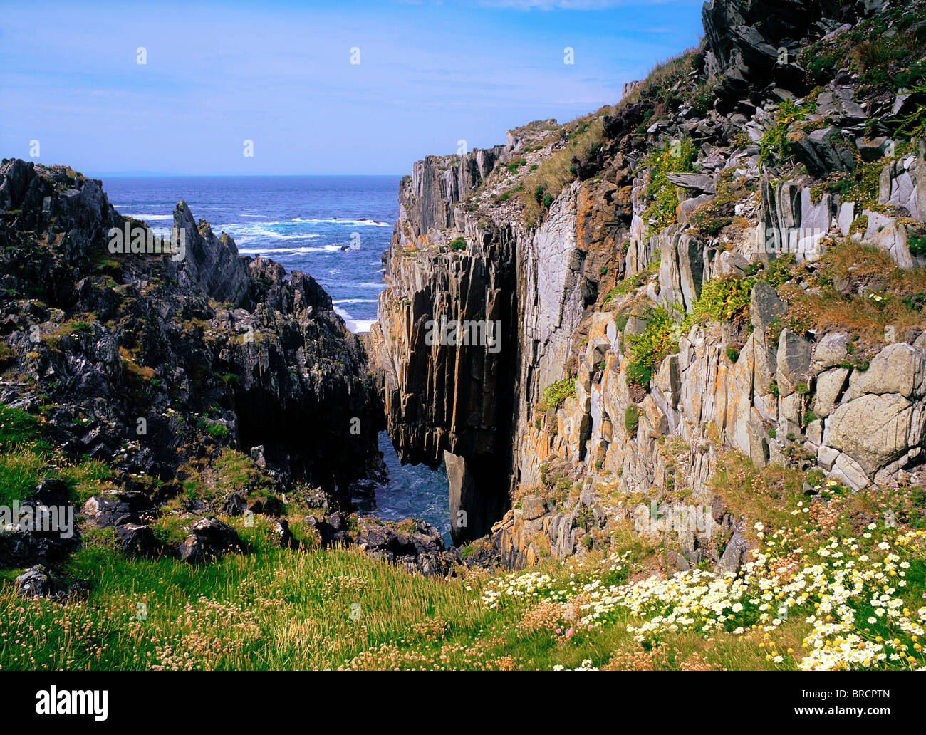 The Devil's Bridge, Malin Head, Co Donegal, Ireland Stock Photo - Alamy