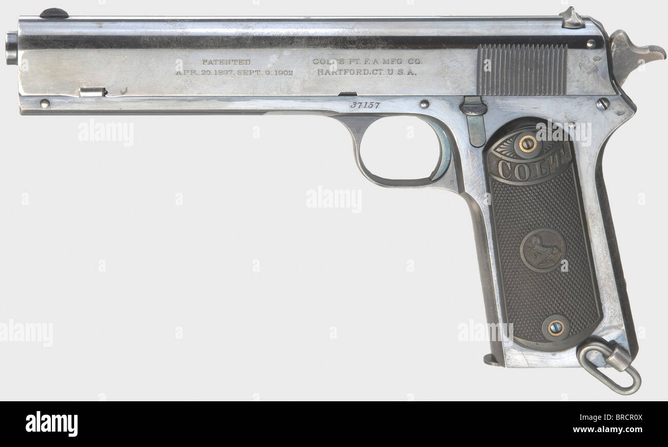 Colt model 1902 military automatic hi-res stock photography and images ...