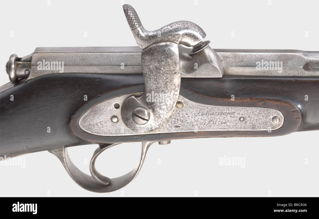 A percussion breechloader in calibre 11 mm manceaux two stage barrel hi ...