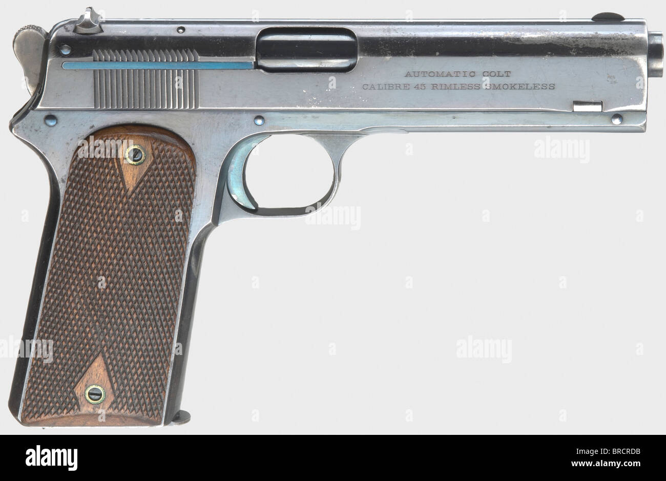 A Colt model 1905 45 automatic pistol, cal..45 rimless, no. 255. Barrel ...