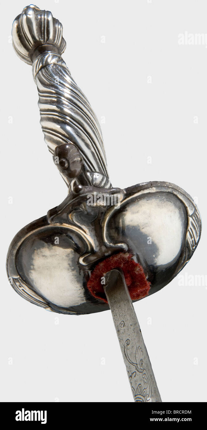 A silver-hilted small-sword, Northern Europe, 2nd half of the 18th ...