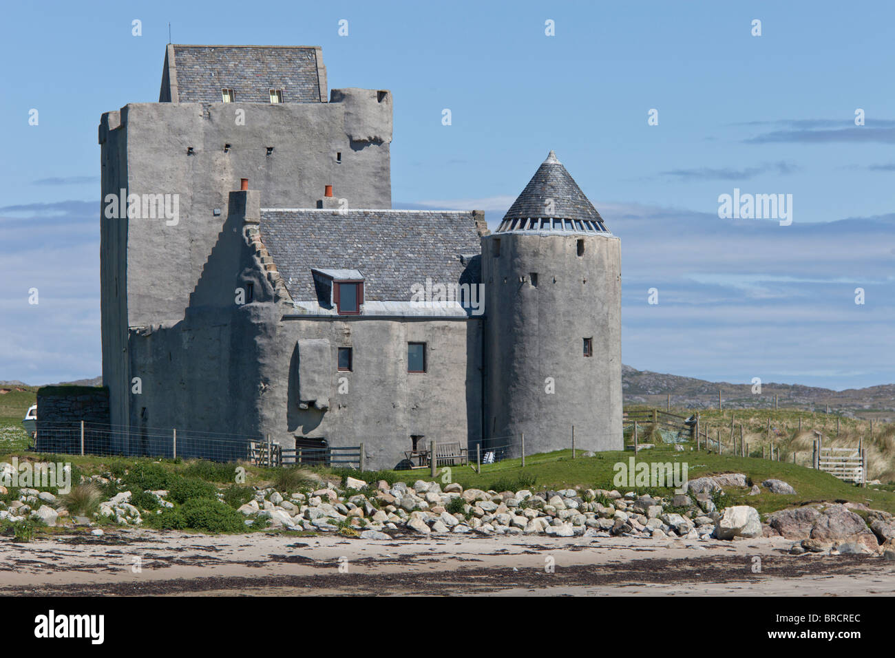 Breachacha Castle, Carpach, Coll Stock Photo - Alamy