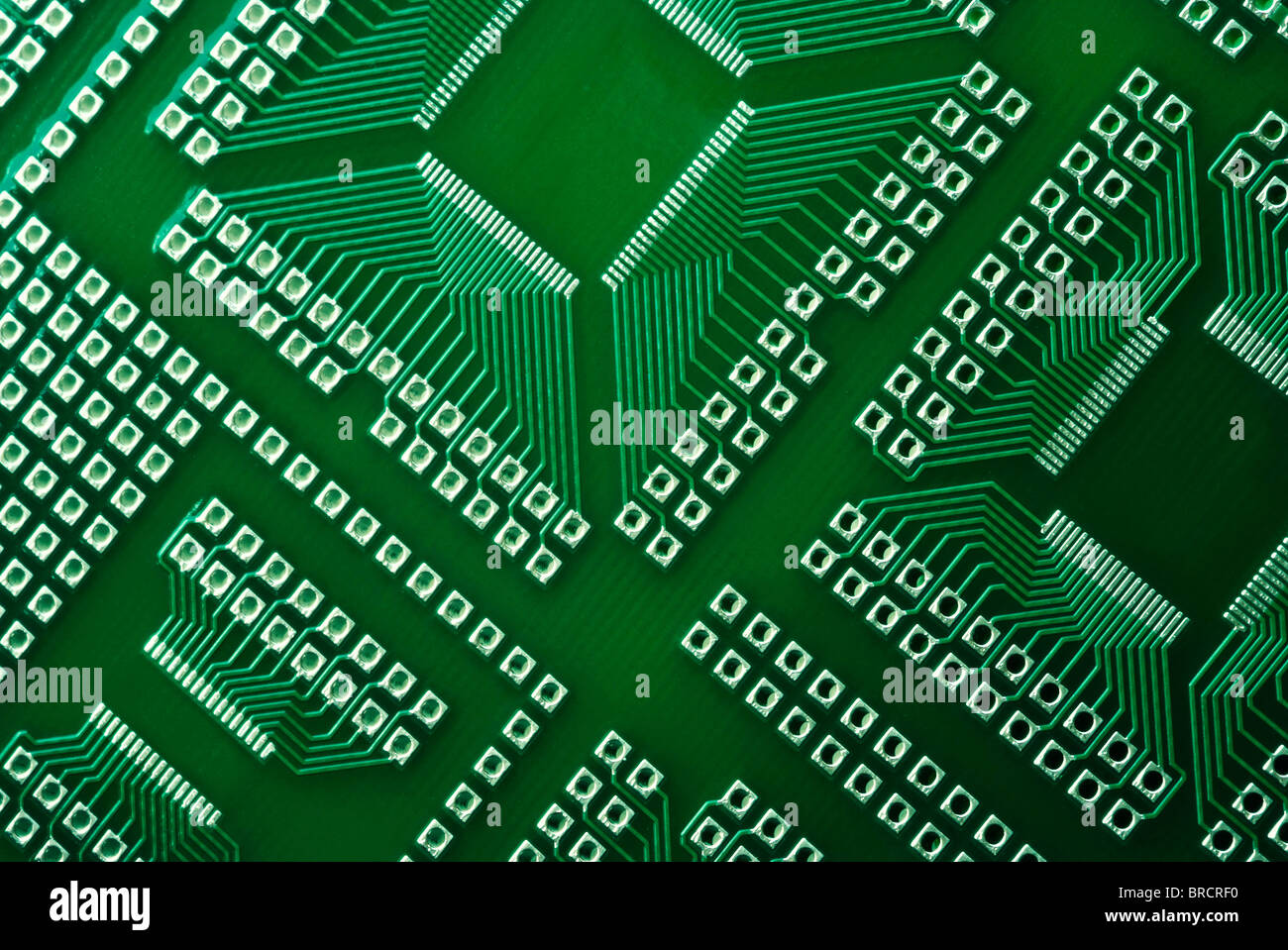 Microcircuit technology close up Stock Photo - Alamy